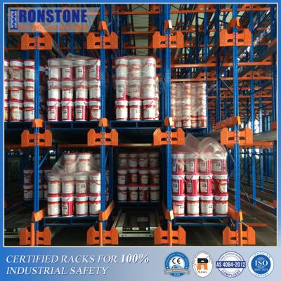 China CE Approved Radio Shuttle Racking System - 1500kg Capacity, -35°C Cold Storage, 26V Lithium Battery for sale