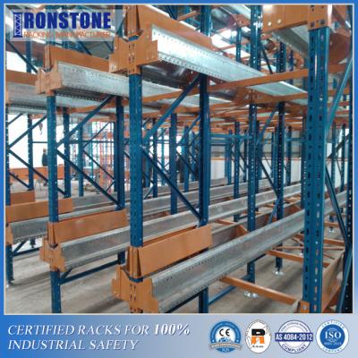 China High Density Automatic Radio Shuttle Racking System - 50 Pallets/Lane Capacity, Semi-Automated Warehouse Storage for sale