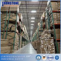 China Teardrop Pallet Rack Frames Step Beams Heavy Duty Storage 7000lbs Capacity 432 Inch Height for sale
