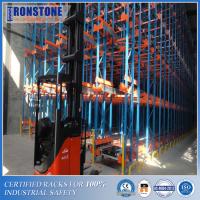 China Battery-Powered Radio Shuttle Pallet Racking System - 1500kg Capacity, 0.8m/s Speed for Compact Storage for sale