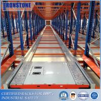China Industrial Radio Shuttle Pallet Rack System with 50m Remote Range and -25°C Cold Storage Capability for sale