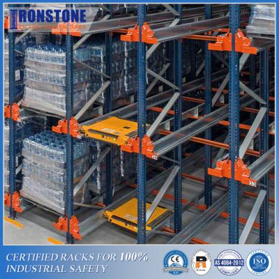 China Radio Shuttle Racking System - 1500kg Load Capacity, 48V Battery for Intensive Warehouse Storage for sale