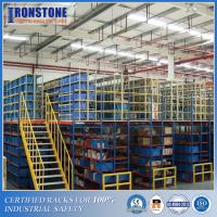 China Customizable Multi-Mezzanine Storage Rack System with 200-800kg/m² Capacity & 3-4m Post Spacing for sale