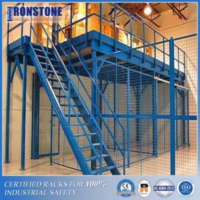 China Structural Steel Mezzanine Racking System - 2 to 3 Levels, Custom Dimensions for Warehouse Space Optimization for sale