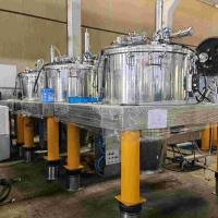 China 130kg 11kw Bottom Discharge Centrifuge 1200rpm with Bag Pulling for sale