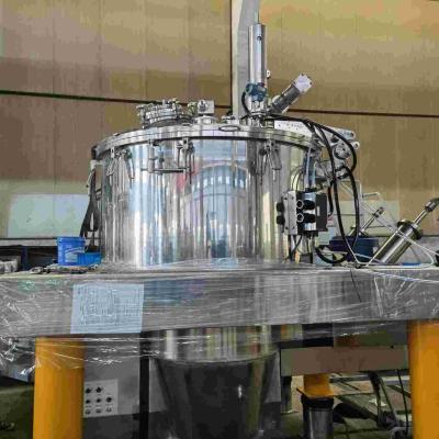 China 570mm Basket Centrifuge Machine 230kg Bottom Discharge Scraper for sale