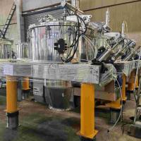 China 570mm Basket Centrifuge Machine 230kg Bottom Discharge Scraper for sale