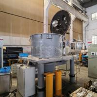 China 570mm Basket Centrifuge Machine 230kg Bottom Discharge Scraper for sale