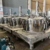China Hydraulic Control Chemistry 100L Bottom Discharge Centrifuge 135kg 800mm Basket for sale