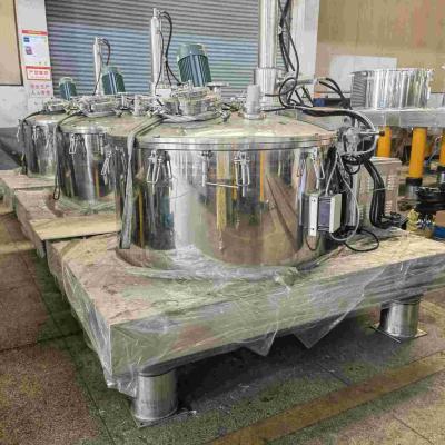 China Hydraulic Control Chemistry 100L Bottom Discharge Centrifuge 135kg 800mm Basket for sale