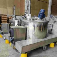 China Automatic Batch Centrifuge 500L Bottom Discharge Scraper 1200rpm Food Separation for sale