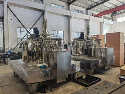 China Automatic Batch Centrifuge 500L Bottom Discharge Scraper 1200rpm Food Separation for sale