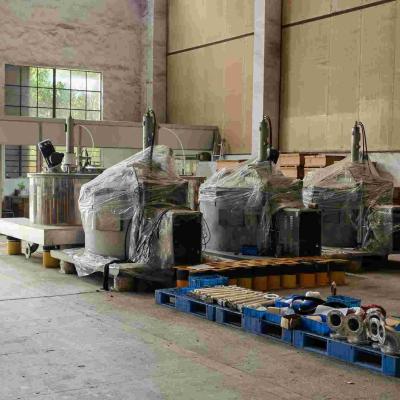 China ISO9001 Plastic Lining Vertical Bottom Discharge Centrifuge For NH4 2SO4 for sale