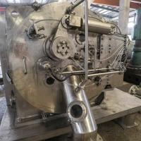 China Stainless Steel PE Lined Peeler Discharge Centrifuge 1600mm Basket 800mm Length GMP for sale