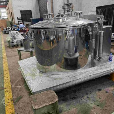 China Chemical Processing Four Point Top Discharge Centrifuge 400L Basket 1250mm for sale