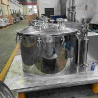 China Industrial Basket Centrifuge 555L 850rpm Manual Vertical Top Discharge PSB1500 for sale