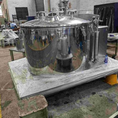 China Industrial Basket Centrifuge 555L 850rpm Manual Vertical Top Discharge PSB1500 for sale