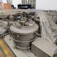 China Vertical Manual 120L Basket Centrifuge 450mm Halar Lining PSB800 for sale