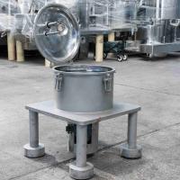China ISO Small Vertical Pharmaceutical Centrifugal Machines Manual Basket for sale