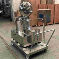 China 30L Ethanol Extraction Centrifuge 1800rpm Anti Corrosion Flat Plate Hydro Extractor for sale