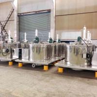China Vertical Basket Centrifuge PGZ1600 850rpm 1000L Dewatering Centrifuge for Chemistry Separation for sale