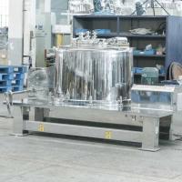 China Top Discharge GMP Filtration Manual Centrifuge Machine Dual Phase Steel 2507 600mm Basket for sale