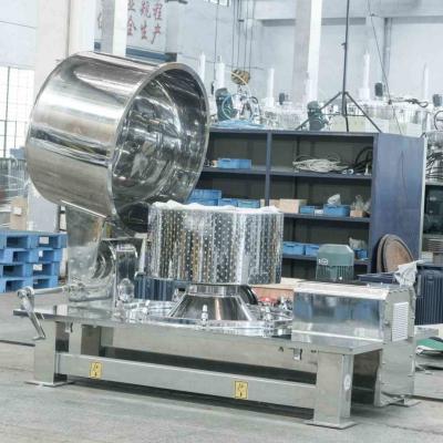 China Manual Top Discharge Centrifuge 100L Basket Volume 800mm Diameter Calcium Fluoride Separation for sale