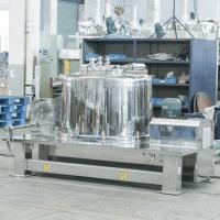 China 1100rpm Pharma Centrifuge Machine Manual Peeler Discharge PQFB1000 200kg Capacity for sale