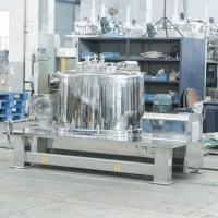 China Manual Vertical Centrifuge 320L 1000rpm Top Discharge for Chemical Flavors for sale