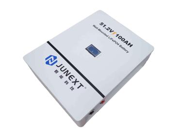 China 54kg Wall Mounted LiFePO4 Battery Storage System 5.12kWh 51.2V for Residential Solar Energy for sale