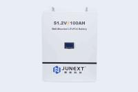 China 48V 100Ah Wall Mount LiFePO4 Battery - 5.12 kWh Energy Storage for Off-Grid Solar Systems for sale