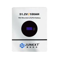 China Junext JN-LFP48100-BG Residential Energy Storage System - 5.12 kWh Capacity, 51.2V LiFePO4 Battery with 6000 Cycle Life for sale