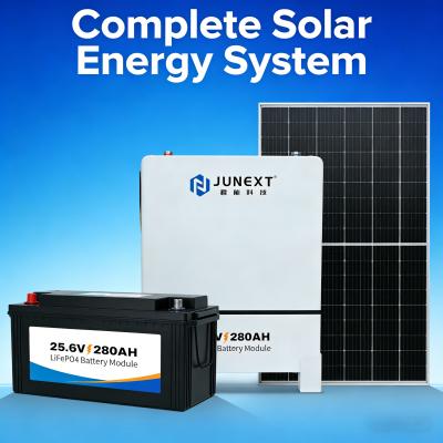 China Solar Power Wall 5kWh 10kWh 15kWh 51.2V 100Ah 200Ah 300Ah LiFePO4 Lithium Ion Battery IP65 Stackable Hybrid Grid CAN for sale