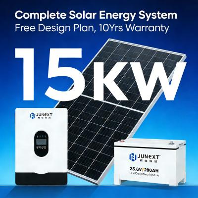 China Hybrid System Solar Kit 12kw 15kw 18kw 20kw 25kw 30kw Off Grid Solar Power Energy System Storage Home Commercial for sale