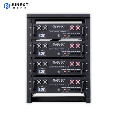 China Rack-Mount 51.2V 100Ah 5kWh Home Energy Storage Stackable for Server Room Use for sale