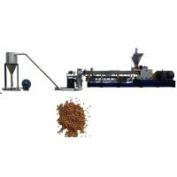 China Wood Powder PE PP PVC PS Plastic Compounding Extruder Wpc Granulator Machine Wpc Pellets Machine for sale