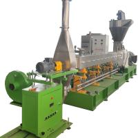 China Wood/Bamboo/Sugar Cane/Stalk Powder PE PP PVC PS Twin Screw Extruder Plastic Compounding Extruder Wpc Pellets Machine for sale