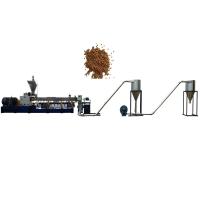 China Botanic Fiber/wood Powder/coffee Grounds+PP/PE/PLA/PBAT Twin Screw Extruderr Wpc Pellets Machine Extruder for sale