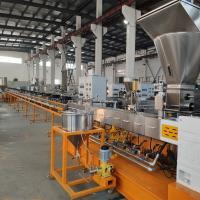 China Botanic Fiber/wood Powder/coffee Grounds+PP/PE/PLA/PBAT Twin Screw Extruderr Wpc Pellets Machine Extruder for sale