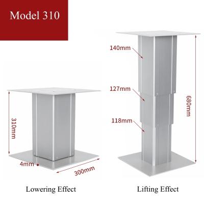 China Three-Stage Adjustable Desk Column Electric Lifting Platform for sale