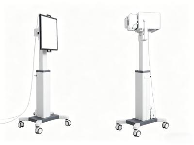 China Mobile X-ray Bucky Stand, Height Adjustable Portable DR Panel Holder, Wheeled Medical Radiography Imaging Stand for Hospital Clinic for sale
