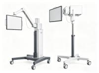 China Mobile Vertical X-ray Bucky Stand - Adjustable Height DR Panel Holder for Hospital/Clinic for sale