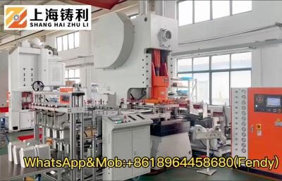 China ZL-T63 Automatic Aluminum Foil Round Container Making Machine In High Capacity for sale