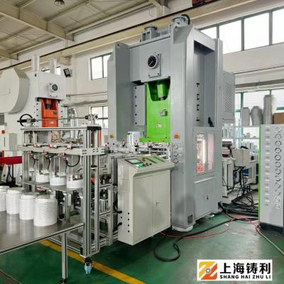 China Mitsubishi Encoder Aluminium Container Making Machine for Round Square Rectangular Shapes for sale