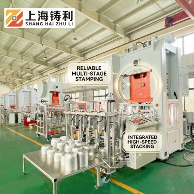 China Aluminium Food Container Machine 40-68 Strokes Per Minute Automatic Hydraulic Press Line for sale