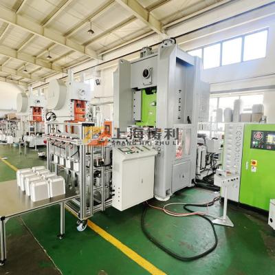 China Automatic Aluminum Foil Container Machine with Multi Cavities Mold for sale