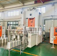 China Pneumatic Aluminum Foil Food Container Machine Fully Automatic High Speed for sale