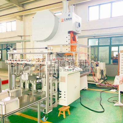 China ZL-T63 Mechanical Aluminium Foil Food Container Making Machine Fully Automatic for sale