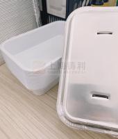 China 9000pcs/H Food Container Punching Machine 12000pcs/H Food Container Box Making Machine for sale