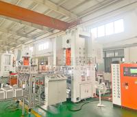 China 800kN Pneumatic Foil Container Machine  Foil Pan Making Machine  with Mitsubishi PLC and Encoder for sale